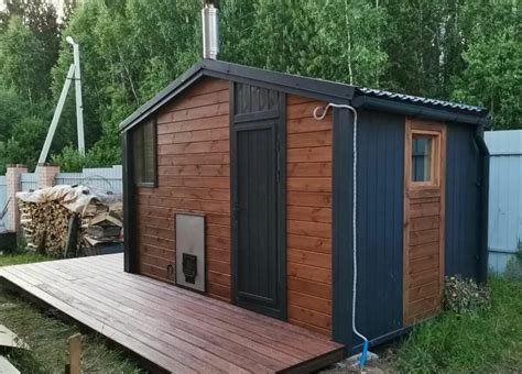 Купить готовую модульную баню Барн бокс в Челябинске