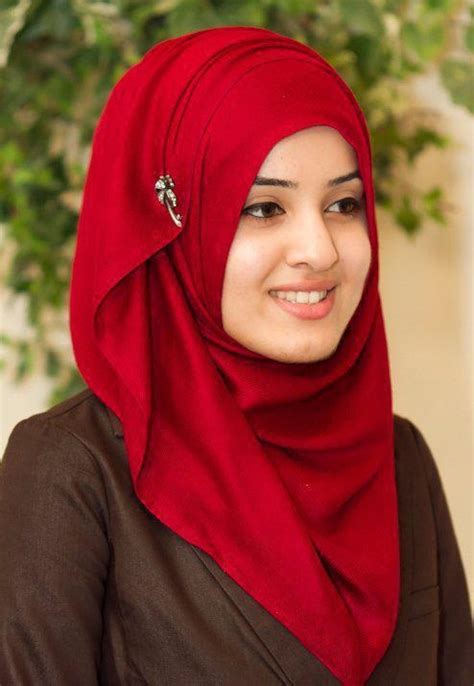 Red Hijab | My Style | Pinterest