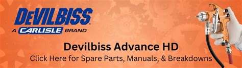 Devilbiss Advance HD HVLP Pressure Spray Gun, 1.8 mm (507)
