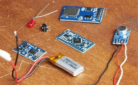 Шпионский жучок для прослушки с помощью Arduino