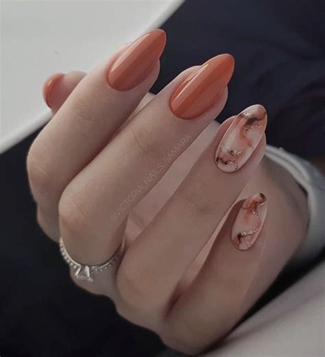 Pin by Sunshine on Nails | Oval nails, Fall gel nails, Work nails