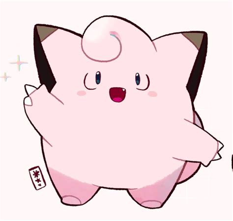 clefairy (pokemon) drawn by chirosamu | Danbooru