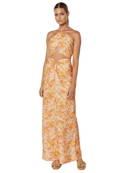 Darana Maxi Dress - Orange