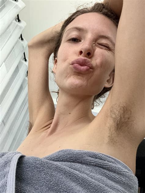 Just in case you wanted to sniff both of my absolute hairy pits : r/armpits_alpha
