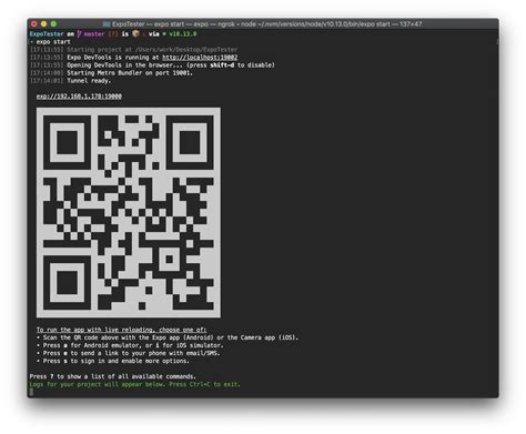 reactjs - React native EXPO installation (npm start) - Stack Overflow