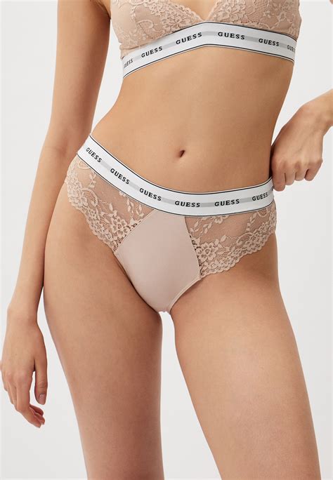 Трусы Guess, цвет: бежевый, RTLADG882302 — купить в интернет-магазине ...