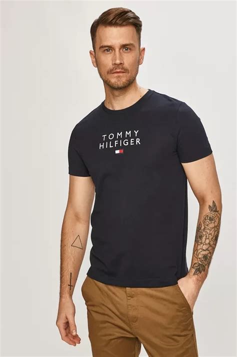 Купити Мужская футболка Tommy Hilfiger, черная томми хилфигер S, ціна ...