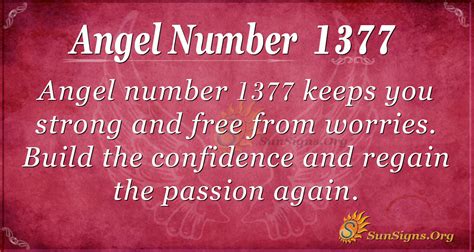Angel Number 1377 Meaning: Stay Strong - SunSigns.Org