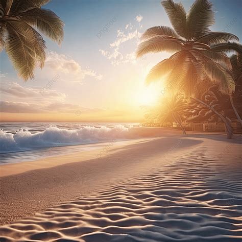 Beach Scene In Summer Weather Background, Beach, Summer, Beach Party ...