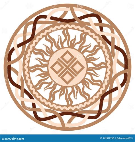 Symbol Of MAKOSH Ancient Slavic God Cartoon Vector | CartoonDealer.com ...