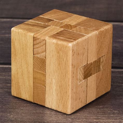 Деревянная головоломка Wooden куб - купить с доставкой по выгодным ...