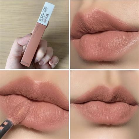 Maybelline superstay matte ink 65 seductress ที่สุดของลิปนู้ดไม่ติดแมส ...