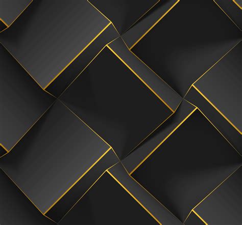 черные формы обои для гостиной - TenStickers