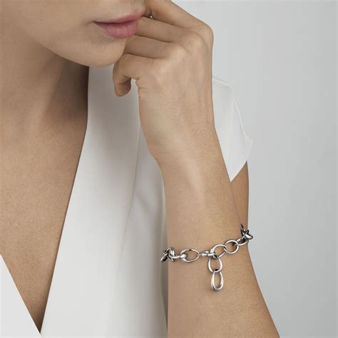 Offspring kæde-armbånd i sølv til kvinder | Georg Jensen