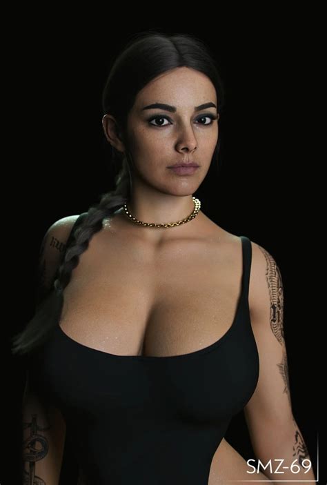 Rule 34 - big breasts braided hair braided ponytail call of duty cleavage smz-69 tagme tan-skin ...