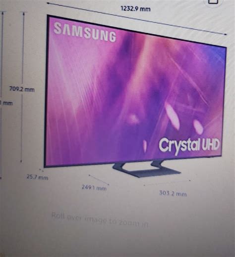 Samsung AU9000 55 inch 4K HDR Smart TV - Black (UE55AU9000) for sale ...