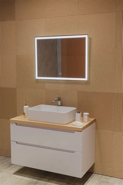 AQUA NERO Зеркало Диско 800*600 сенсорный выключатель :: Зеркало :: Мебель
