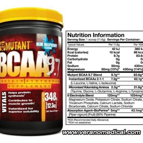 MUTANT BCAA | Acheter MUTANT BCAA à petit prix | Verano Medical