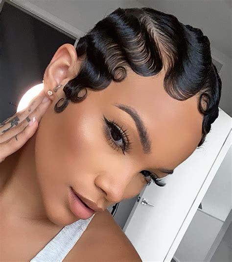 Black Hairstyles With Finger Waves And Pin Curls