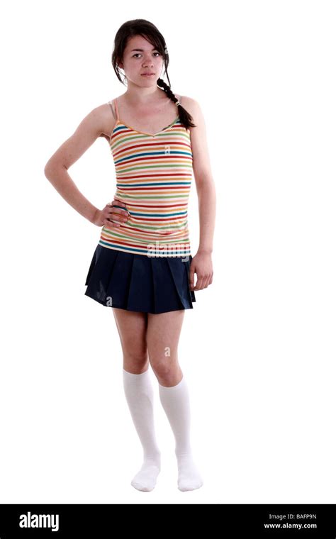 Teenager short skirt hi-res stock photography and images - Alamy
