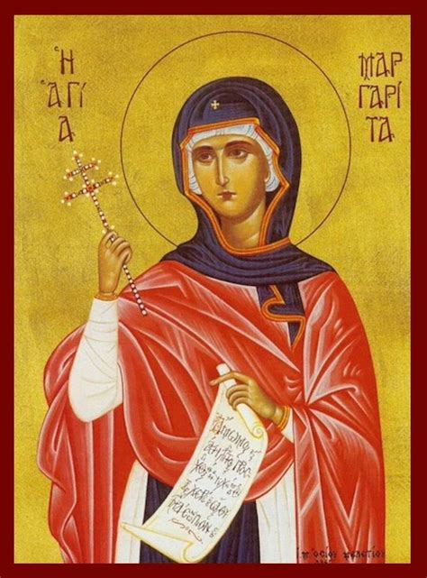 Saint Margaret Greek Orthodox Catholic Christian Byzantine Wooden Icon ...