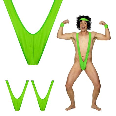 Sexy Borat Mankini Suspender Bikini Sling Swimsuit Slingshot Underwear ...