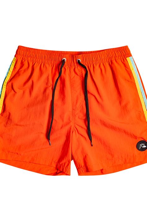 QUIKSILVER, Плувни шорти Please с връзка, Мандарина, L - eMAG.bg