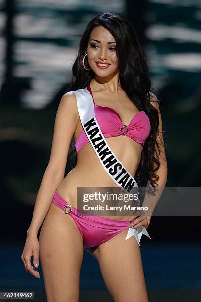 Miss Kazakhstan Aiday Issayeva Photos and Premium High Res Pictures ...