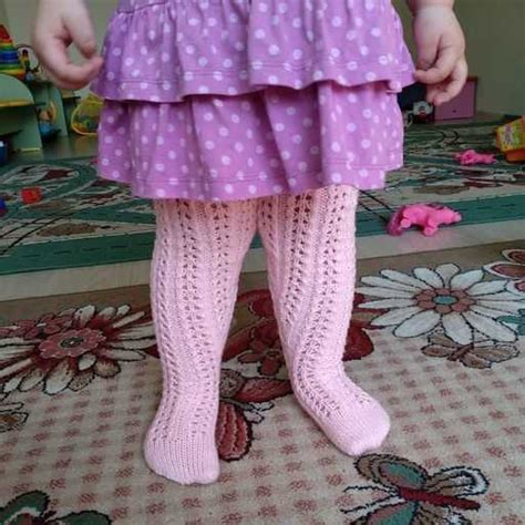 АЖУРНЫЕ КОЛГОТКИ - Мастер-классы по вязанию KNITTEDBIRD