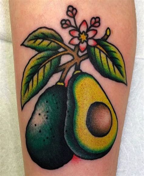 Tattoo • Значение тату: Авокадо
