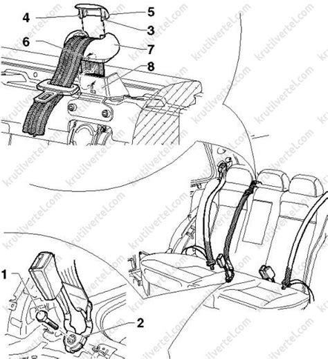 VW Polo | Seat Ibiza с 2005 года - ремни безопасности