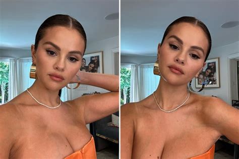 Selena Gomez busts out of orange corset and leaves fans stunned with sexy new photos | The US Sun