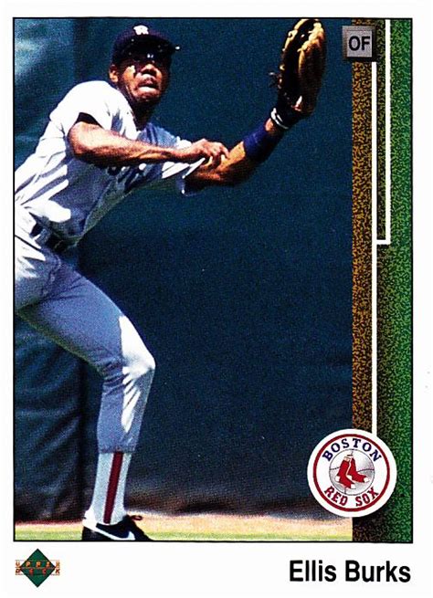 Ellis Burks #434 - Red Sox 1989 Upper Deck Baseball Trading Card For Sale
