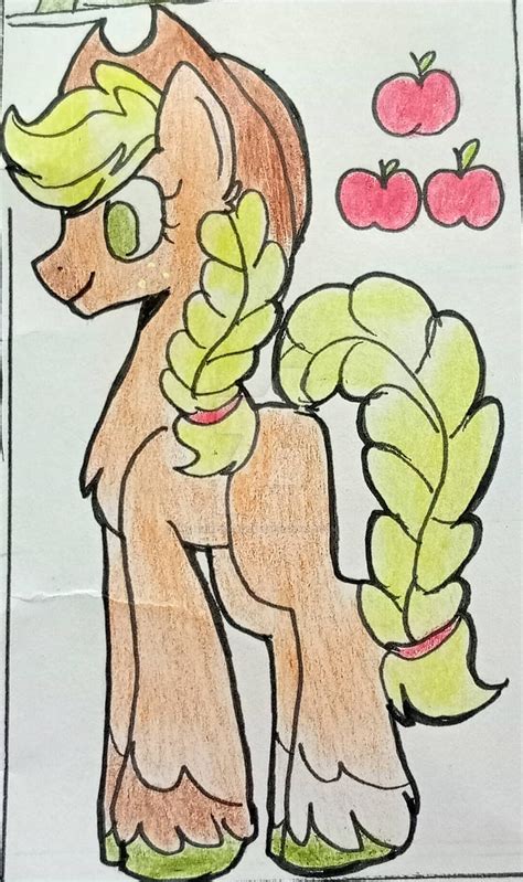 AppleJack redesign by XILike2DrawXx13 on DeviantArt