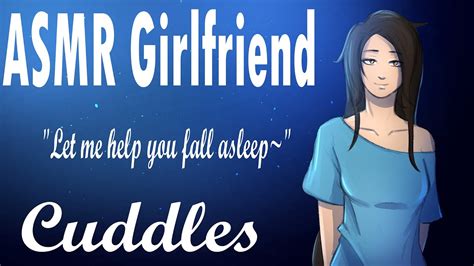 |ASMR| Girlfriend Helps You Fall Asleep💜|Cuddles| |Comfort| |Back Rubs ...