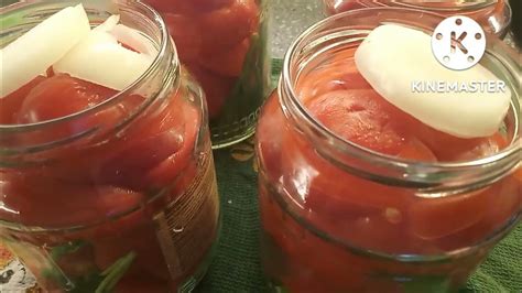 Вкусные помидорки на зиму. Пальчики оближешь выпивается даже рассол ...