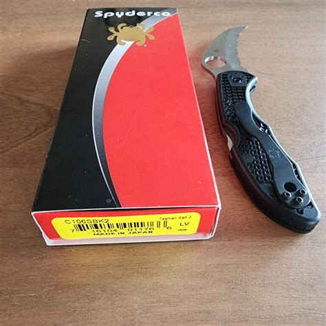 SPYDERCO C106SBK2 TASMAN SALT 2 LV For Sale | TSA Knives