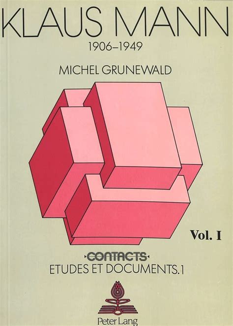 Klaus Mann 1906-1949 - Peter Lang Verlag