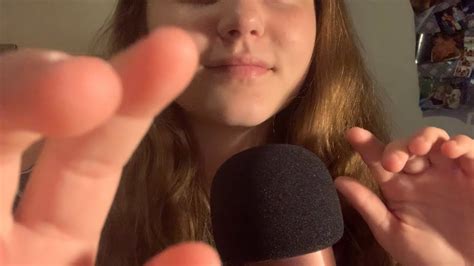 Asmr | Visual Triggers | Hand movements, brushing, lights, etc. (inaudible whispering) - YouTube