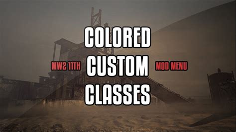 MW2 Color Custom classes 11th Prestige And Unlock All ModMenu - YouTube