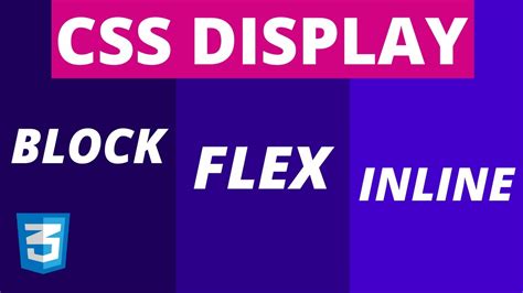 CSS Display FLEX vs Block, Inline & Inline-Block Explained - YouTube