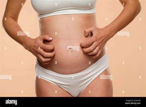 One woman itching skin hi-res stock photography and images - Alamy