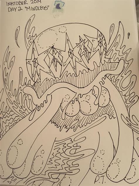 Day 2: Mindless! : r/Inktober