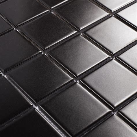 Мозаика Starmosaic черная керамическая 306х306х6 мм матовая — купить в ...
