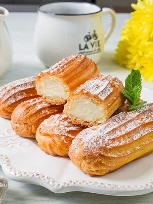 Рецепт эклеров с ванильным заварным кремом с фото пошагово на Вкусном Блоге