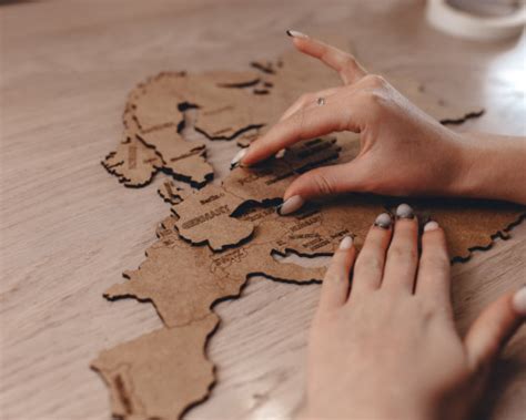 Дерев'яний пазл Мапа світу звичайна купити в Україні • PuzzleOk