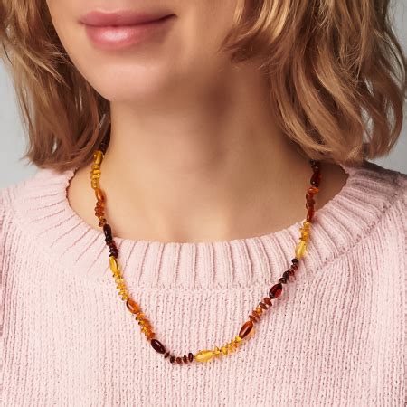 Купить бусы из янтаря(натурального, нешлифованного, королевского) по ...