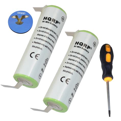 HQRP 2-Pack Batteries for Braun Series 3 Model Type 5772, 390cc-4, Type ...