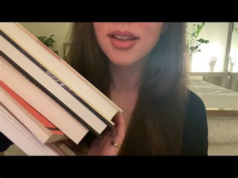ASMR Books I'm Currently Reading 📚 Book Tapping, Page Turning, Soft ...
