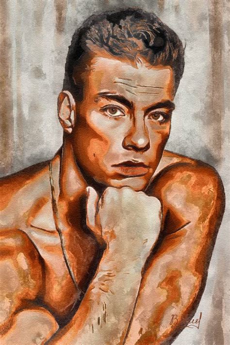 Картина «Жан-Клод Ван Дамм» 2022 г.